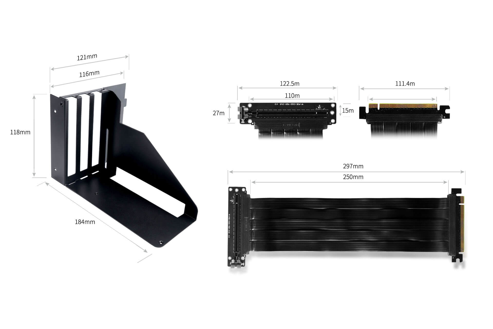 InWin PCI-E Riser Cable & Bracket｜In Win｜株式会社アユート PCパーツ・VR・オーディオ等周辺機器 総合代理店